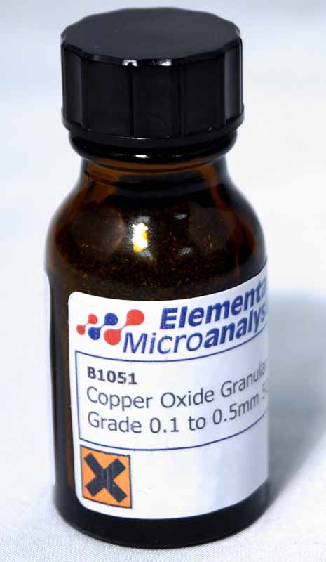 Copper Oxide Granular Isotope Grade 0.1 to 0.5 mm 50 g 9 UN3077 NOT ...