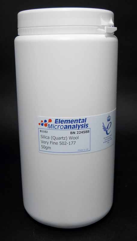 Silica (Quartz) Wool Very Fine 502-177 50gm | Elemental Microanalysis