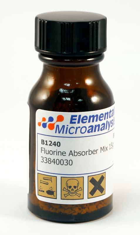Fluorine Absorber Mix 15g 33840030 Calcium Oxide 8 UN1910 - Elemental ...