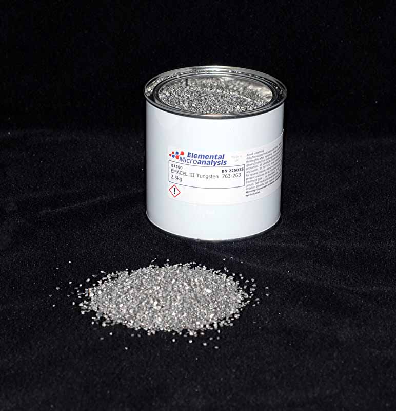 EMACEL III Tungsten 763-263 2.5kg - Elemental Microanalysis