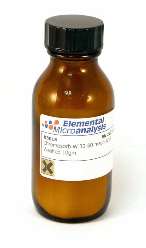 Chromosorb W 30-60 mesh Acid Washed 10gm - Elemental Microanalysis