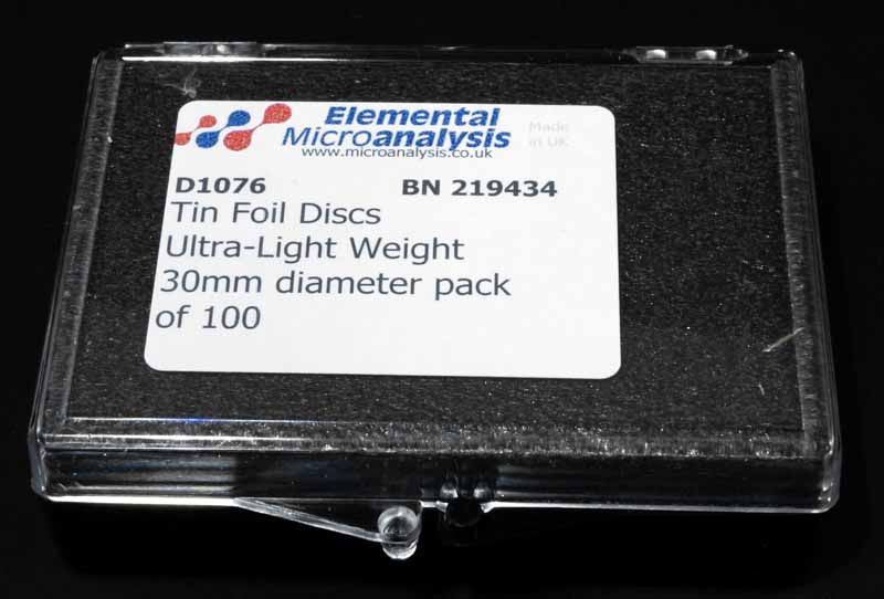 Tin Foil Discs Ultra-Light Weight 30mm diameter pack of 100 - Elemental ...