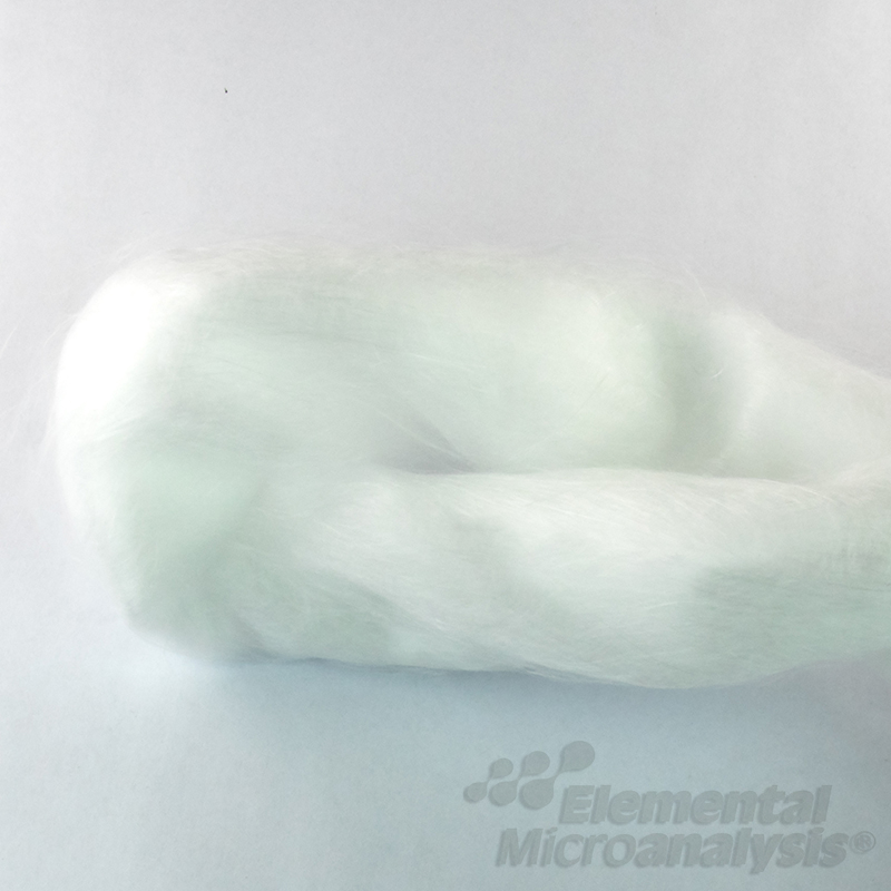 Glass Wool Rope Borosilicate Fibres 501-081 454g - Elemental Microanalysis