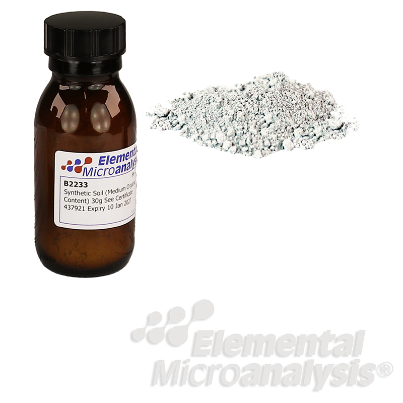 Synthetic Soil (Medium Organic Content) 30g See Certificate 437921 Expiry 10 Jan 2027 ...