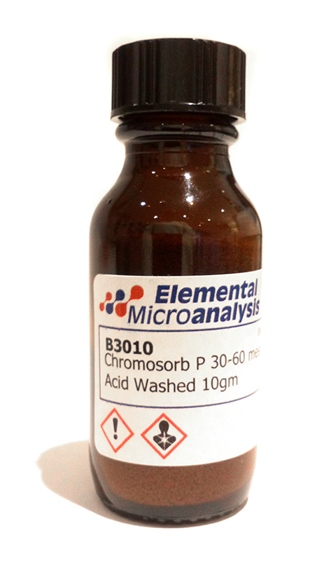 Chromosorb P 30-60 mesh Acid Washed 10gm - Elemental Microanalysis