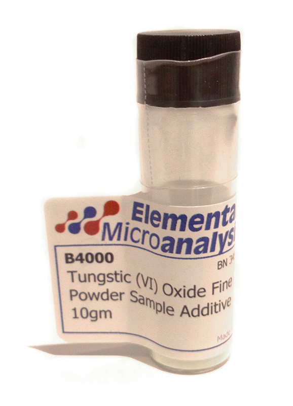 Tungstic (VI) Oxide Fine Powder Sample Additive 10gm - Elemental ...