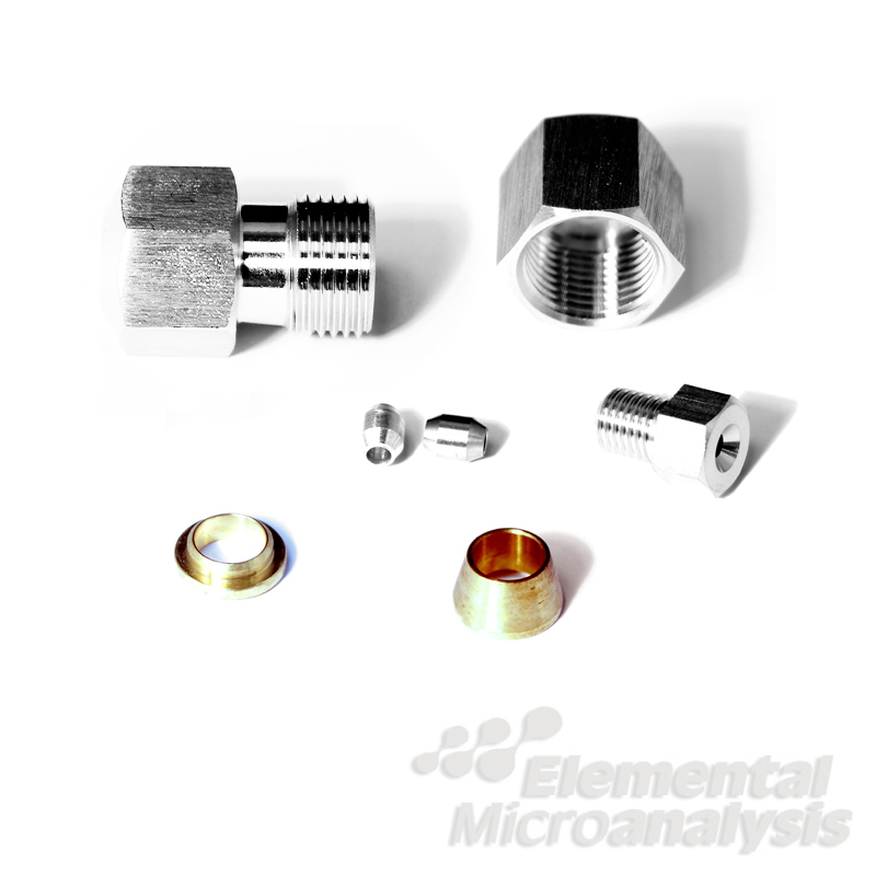 Column Fitting 6 to 2mm Stainless Steel 34715401 - Elemental Microanalysis