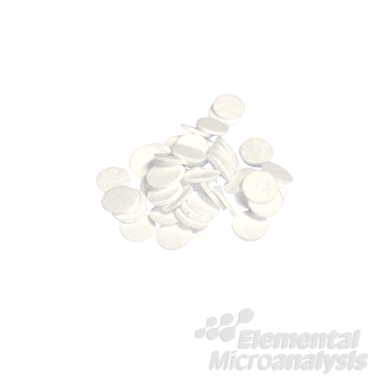 Absorbent/Filter Discs 8mm pack of 100 - Elemental Microanalysis