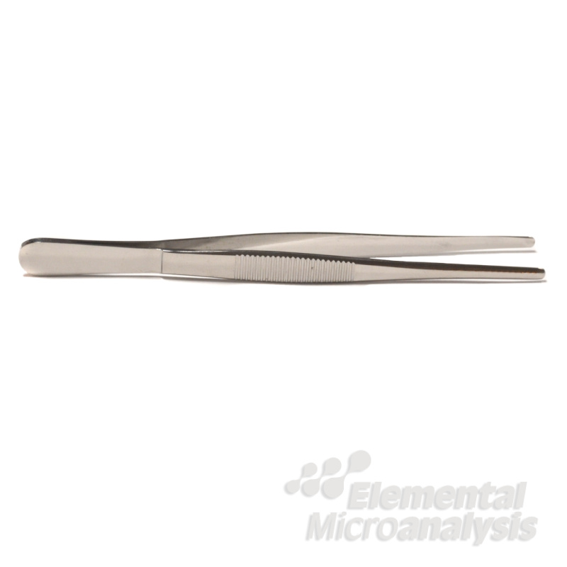Forceps Stainless steel Blunt Points Smooth Jaw - overall length 130mm ...