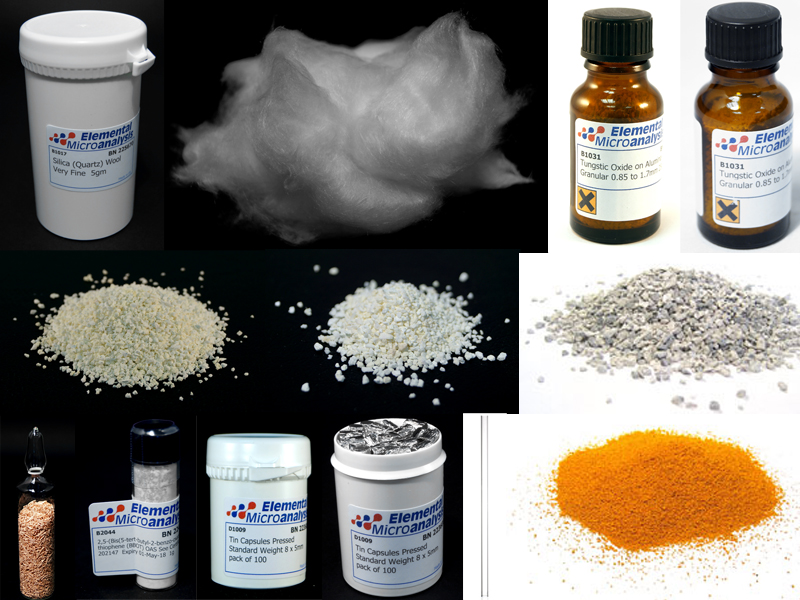 Consumables Kit 1000 Analyses 1108/II CHNS Vanadium Pentoxide Non Fused Form 6.1. UN2862 ...