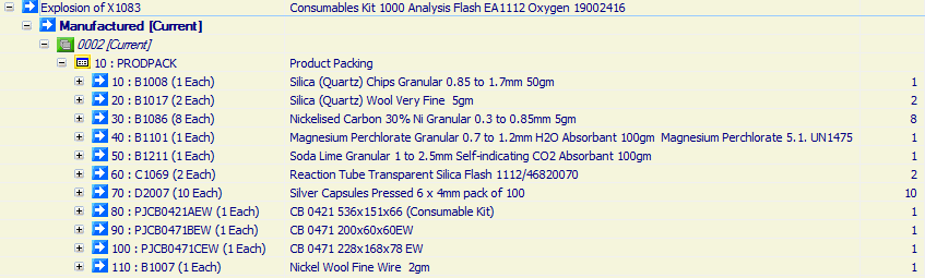 Consumables Kit 1000 Analysis Flash EA1112 Oxygen 19002416 Magnesium ...