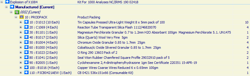 Kit For 1000 Analyses NC/IRMS 190 02418 Magnesium Perchlorate 5.1 ...