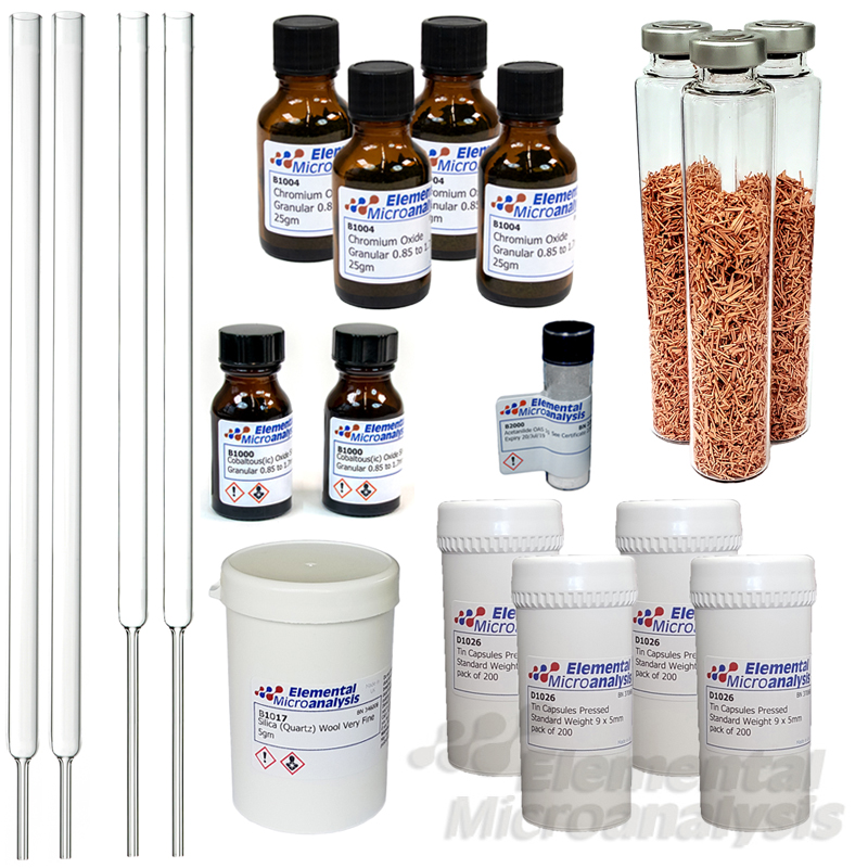 Consumables Kit for 1000 (CHN) Dual analyses C11-037 - Elemental ...