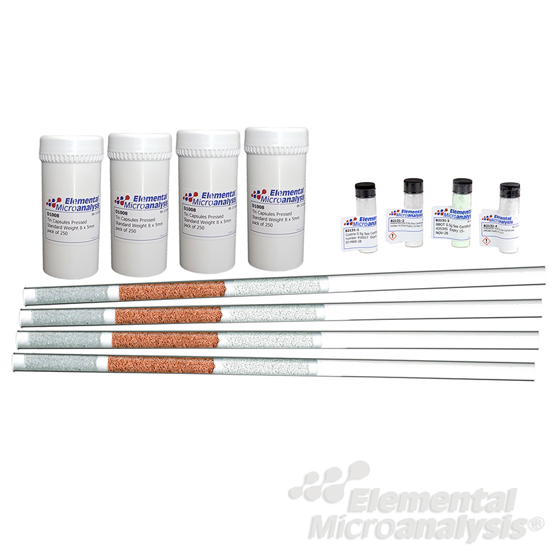 Start up Kit for 1000 analyses (CHNSwHeteroatoms) C11-074 - Elemental Microanalysis