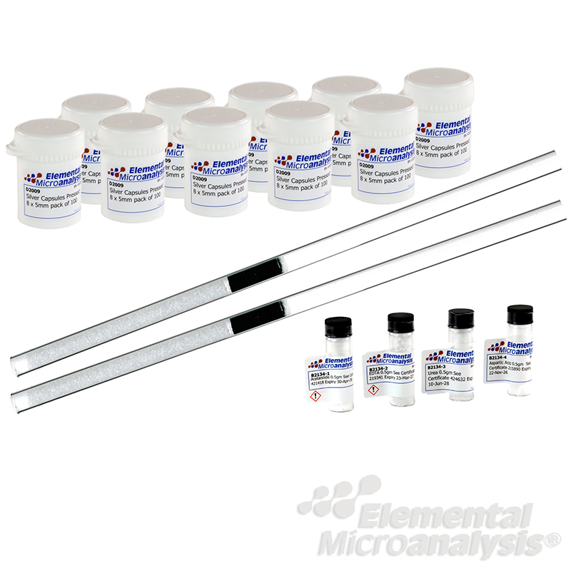 Start up kit for 1000 Oxygen analyses C11-075 - Elemental Microanalysis