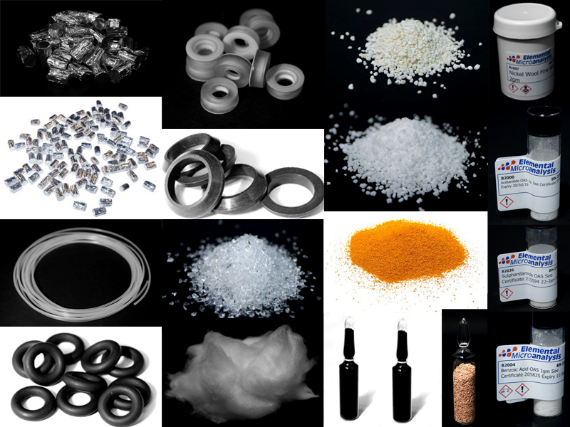 Consumables Kit 1000 Analyses 1108/I CHNS Vanadium Pentoxide Non Fused Form 6.1. UN2862 ...