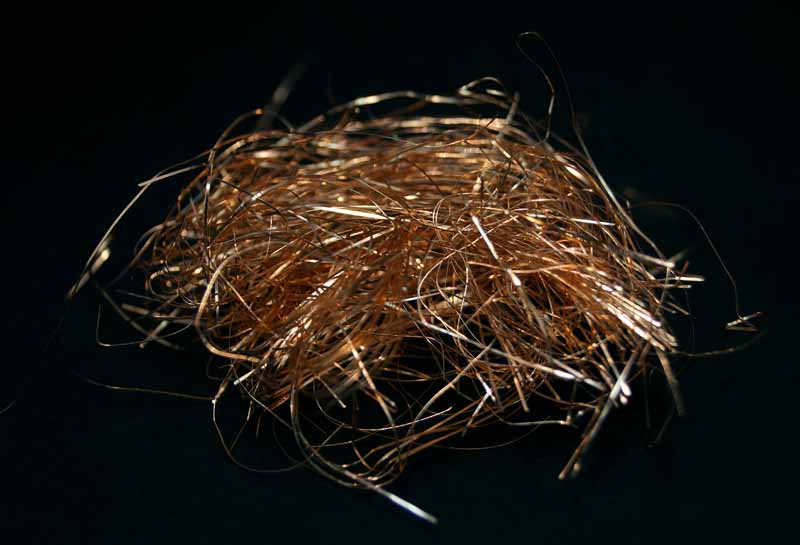Copper Turnings Fine Long Strands Reduced Annealed 100 g 9 UN3077 NOT ...