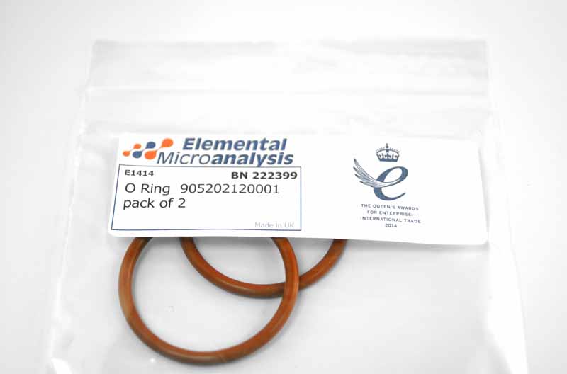 O Ring 905202120001 pack of 2 - Elemental Microanalysis
