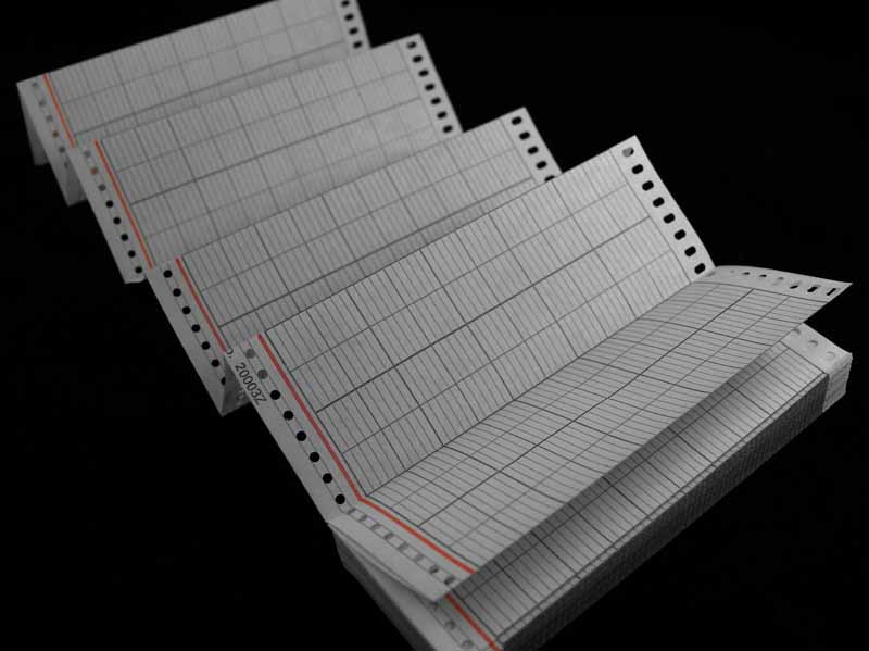 Chart Paper Z Fold 35265000 pack of 2 - Elemental Microanalysis